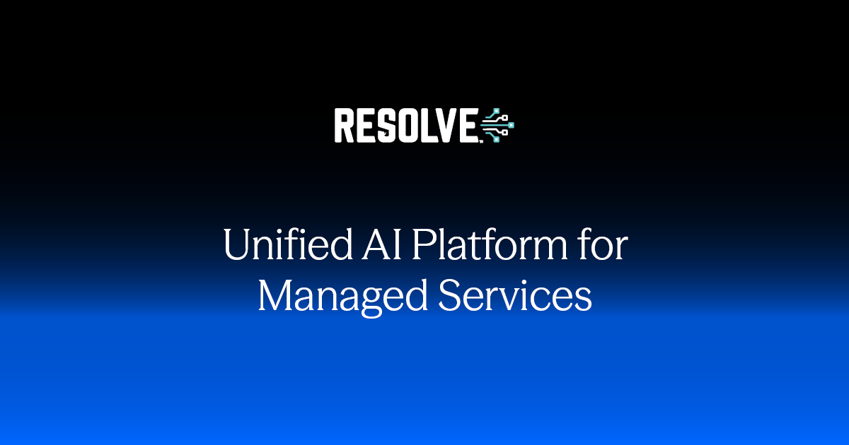 MSPs | Resolve AI-powered Automation Platform